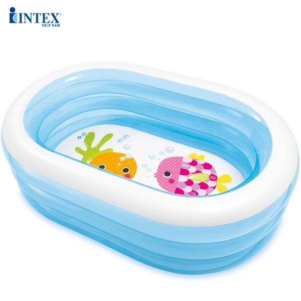 Bể bơi phao 3 tầng INTEX hình Oval 57482 (163*107cm)